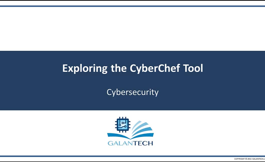 CyberChef Intro on Vimeo