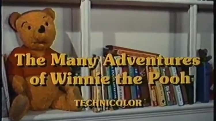 The Many Adventures Of Winnie The Pooh 1996 Vhs