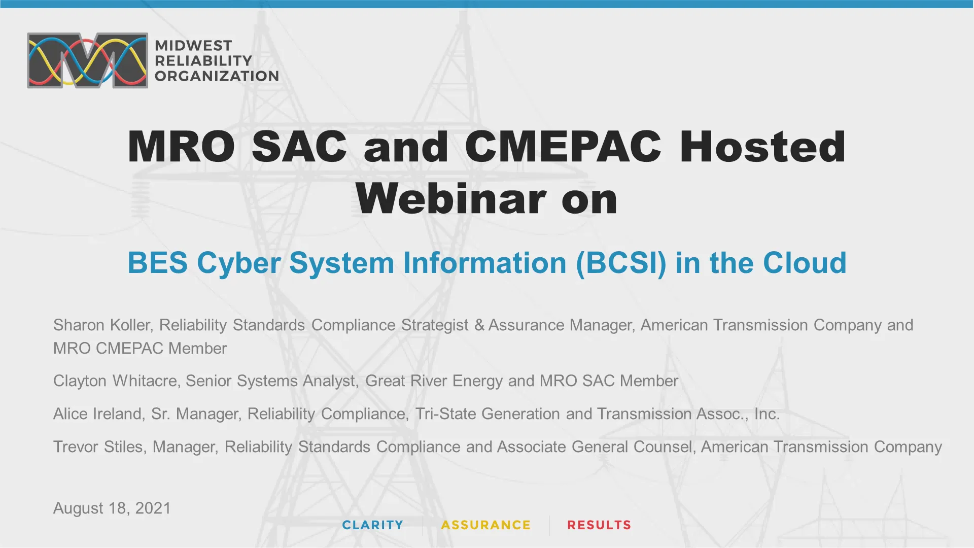 BES Cyber System Information (BCSI)in the Cloud on Vimeo