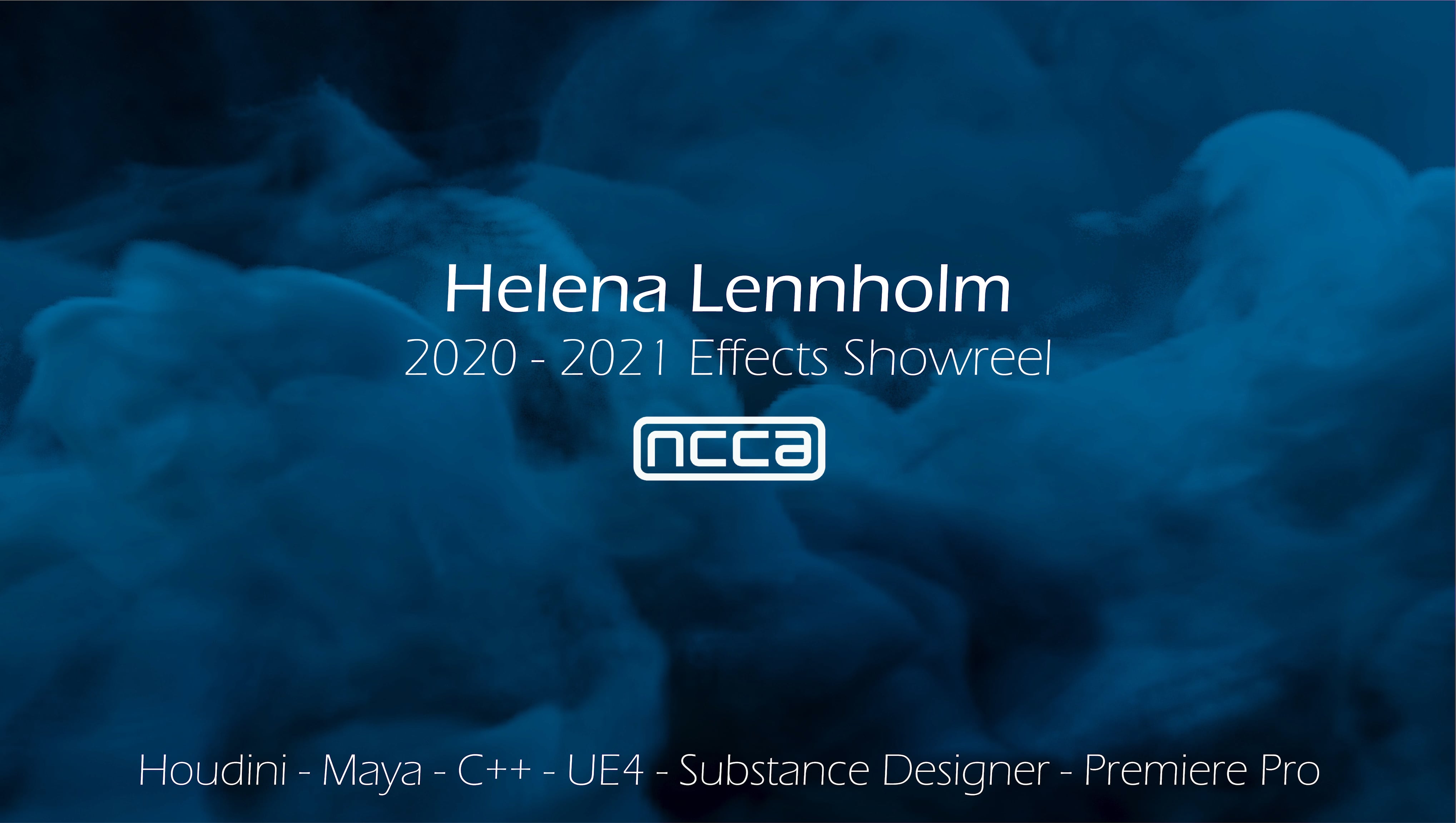 Undergraduate DegreeShow 2021 - Helena Lennholm Showreel on Vimeo