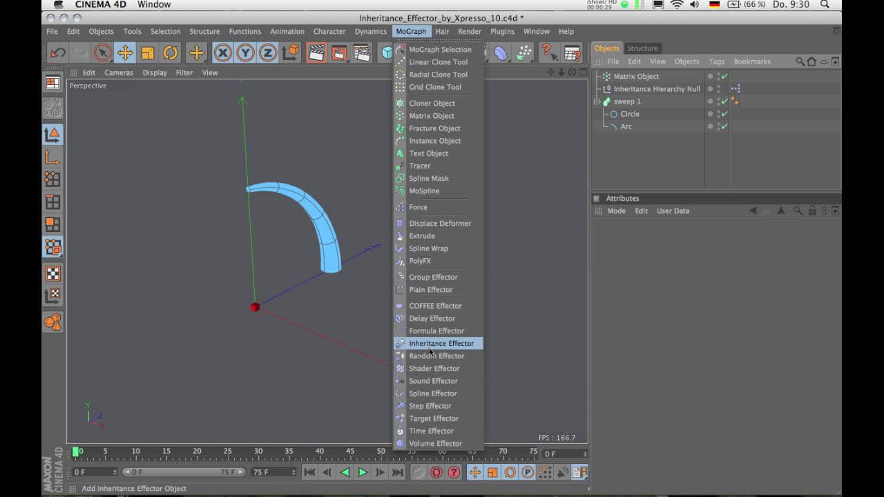 Quick Tip 05: How to affect any parameter with the Inheritance Effector in Cinema 4D on Vimeo