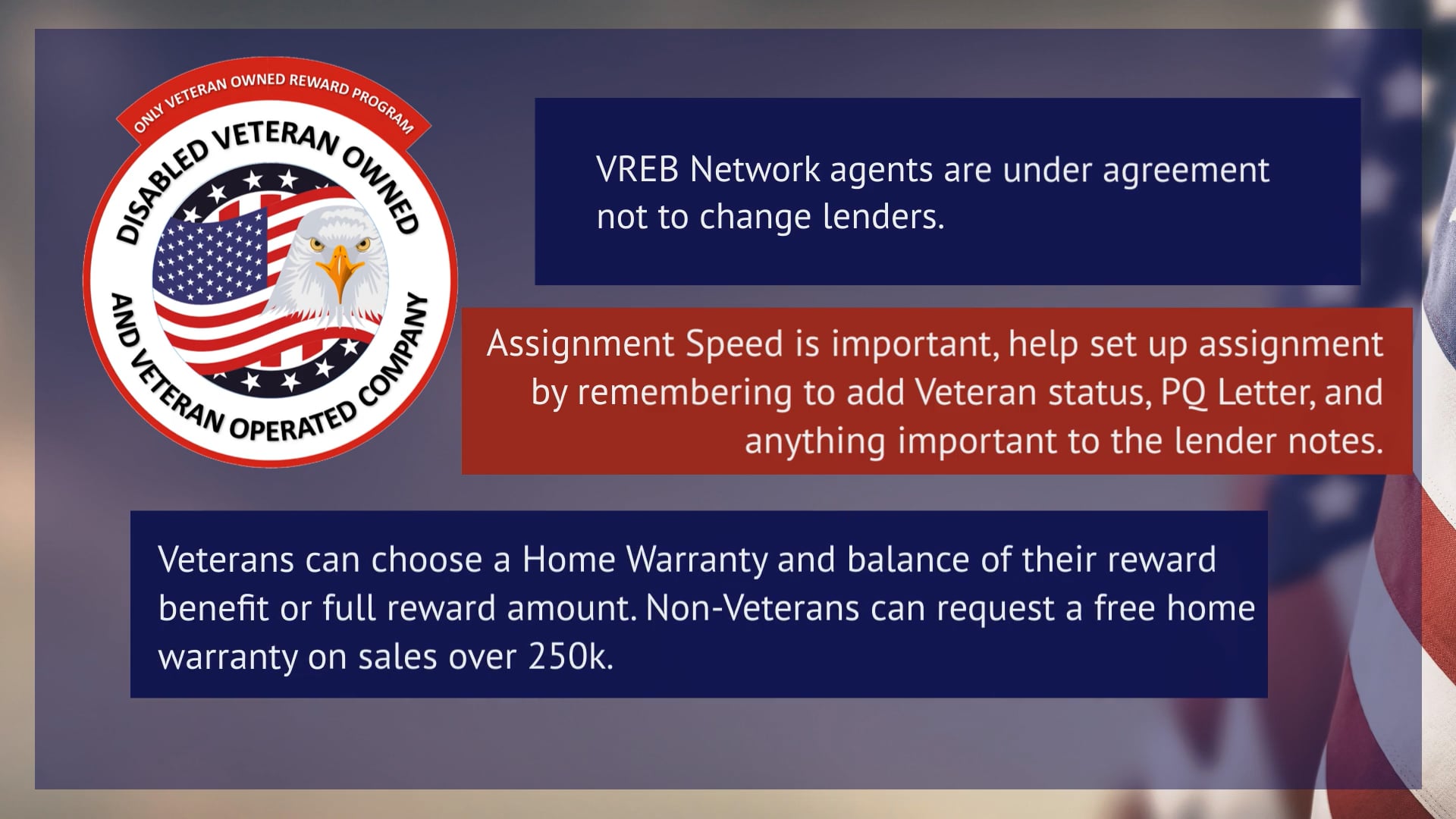 VREB Network Lender Training on Vimeo
