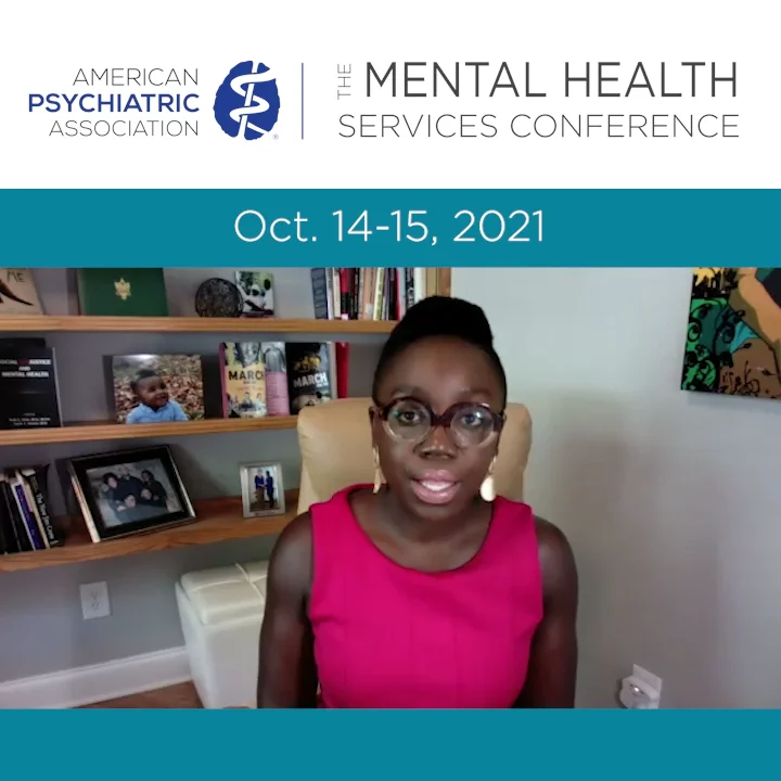 Dr. Sarah Vinson: What to expect at APA's 2021 Mental Health Services ...