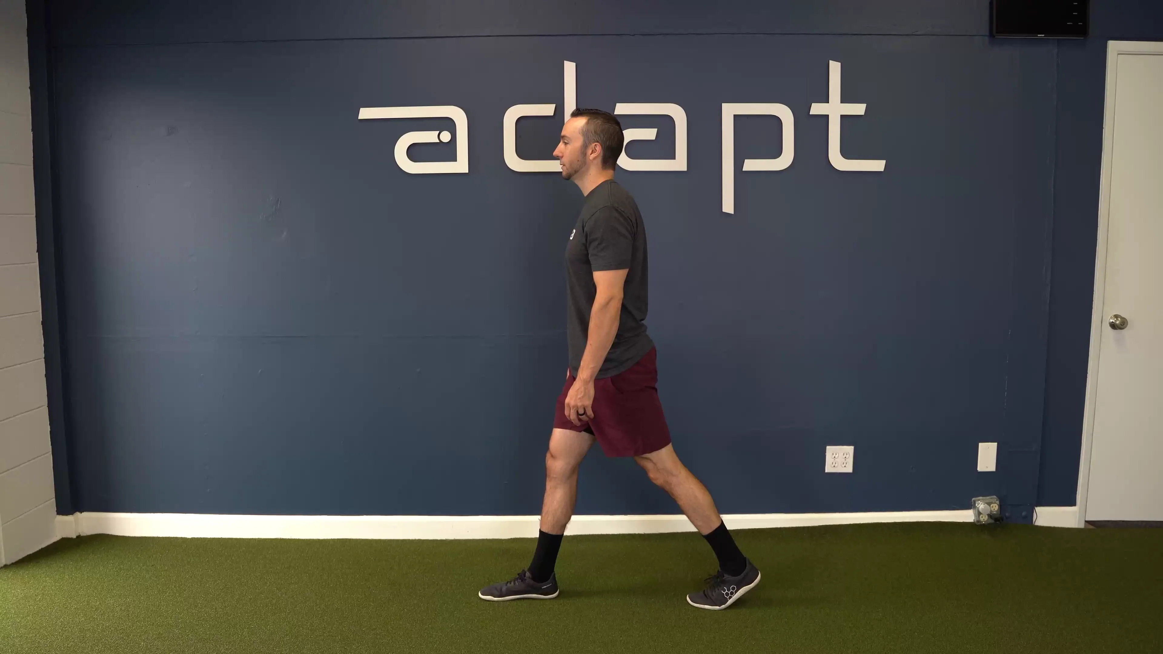 2. Bodyweight Split Squat (Demo) on Vimeo