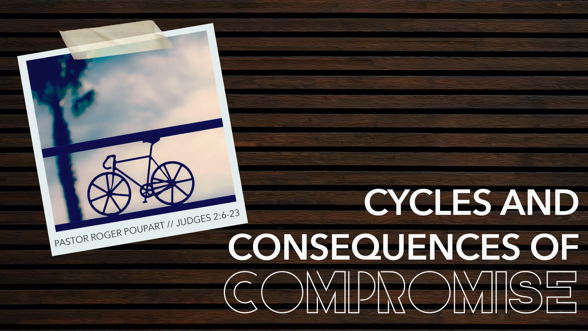 8/22/21 - Judges 2:6-23 - Roger Poupart on Vimeo