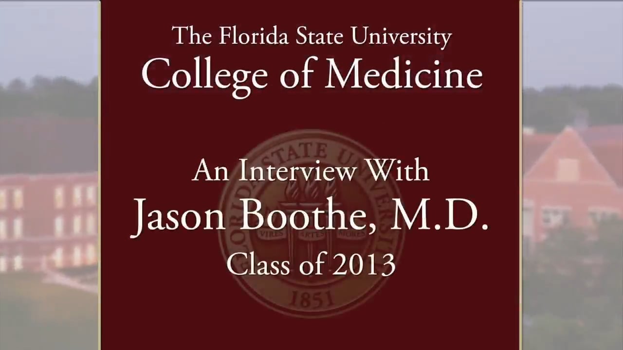 Jason Boothe M D Class of 2013.mp4 on Vimeo