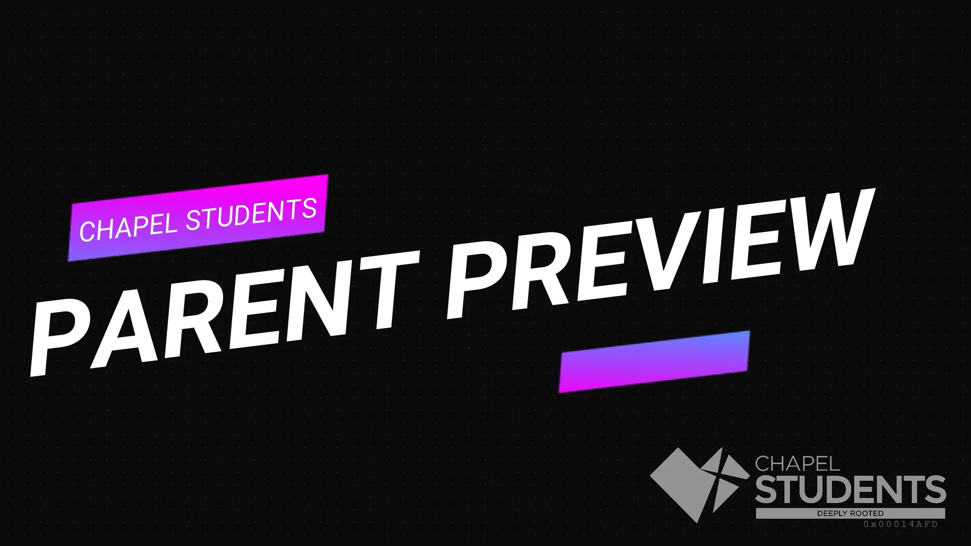 Parent Preview - August 2021 on Vimeo