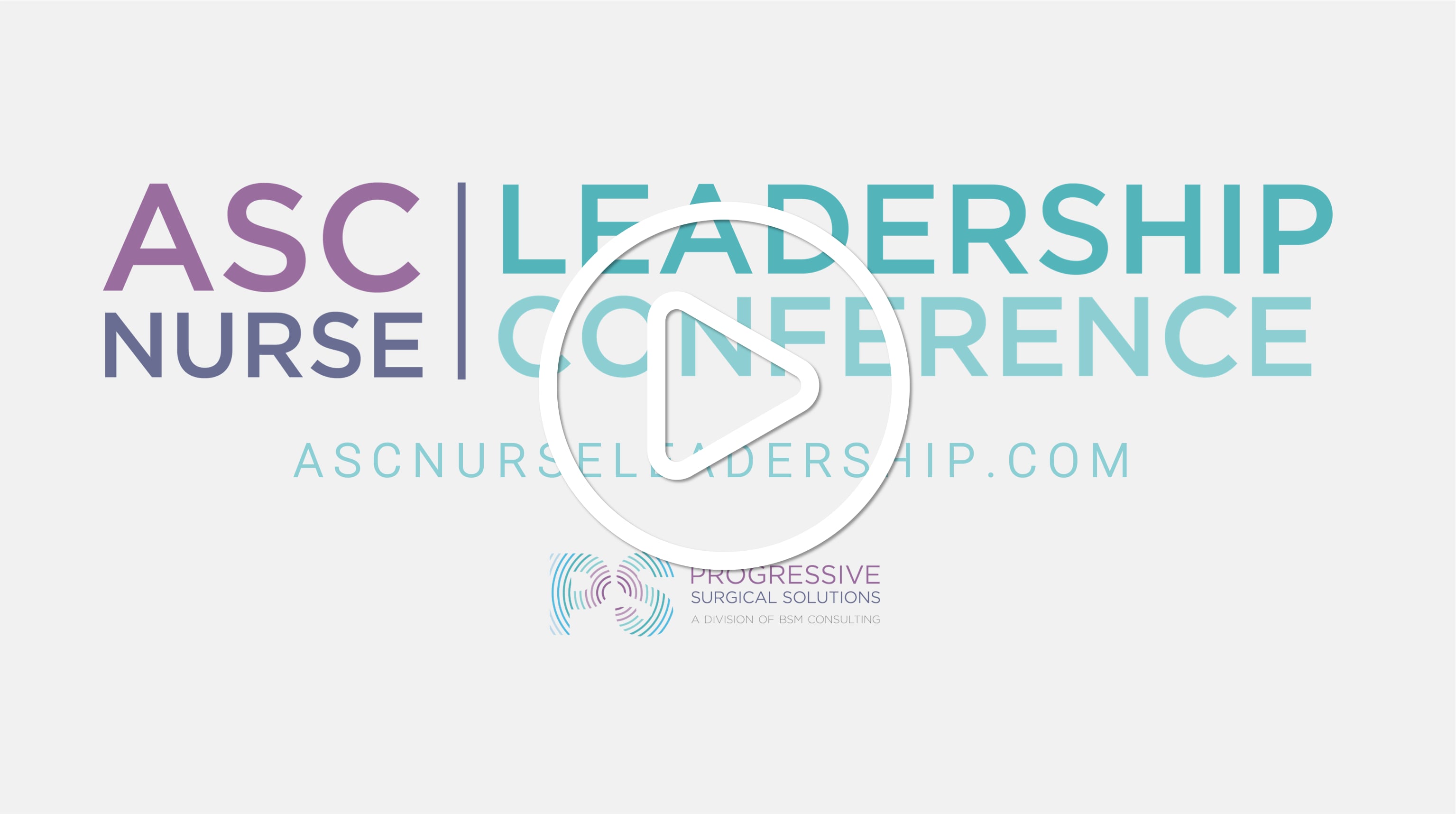ASC Nurse Leadership Conference on Vimeo