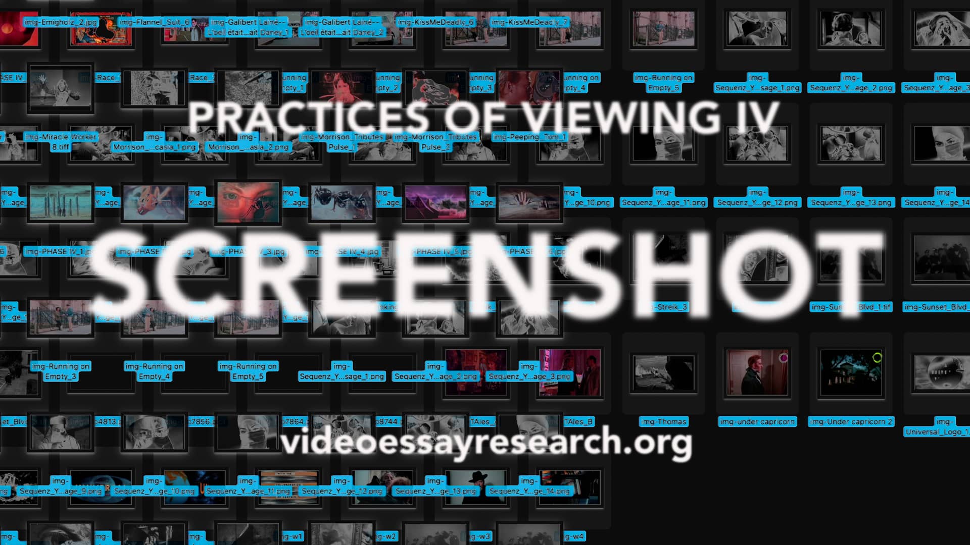 Practices of Viewing: Screenshot on Vimeo
