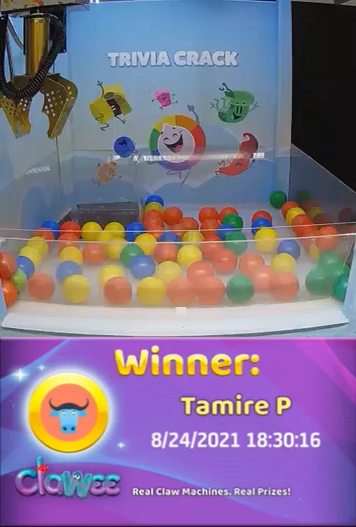 I played Clawee and won a real prize! Check it out! --->