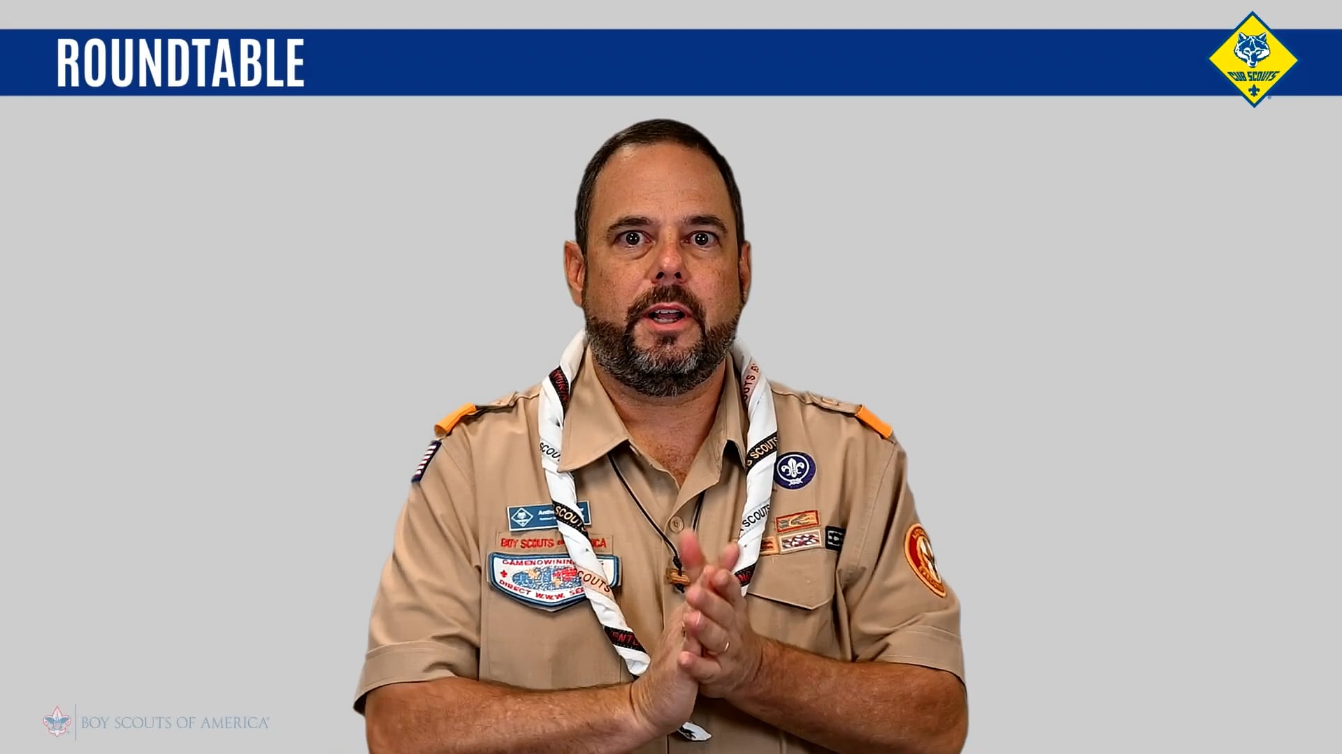 Cub Scouts Roundtable Everyone Volunteers on Vimeo