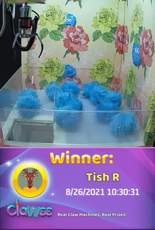 I played Clawee and won a real prize! Check it out! --->