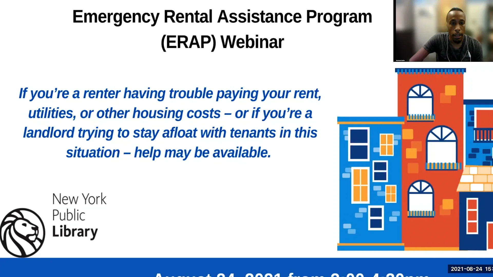 Emergency Rental Assistance Program (ERAP) Webinar