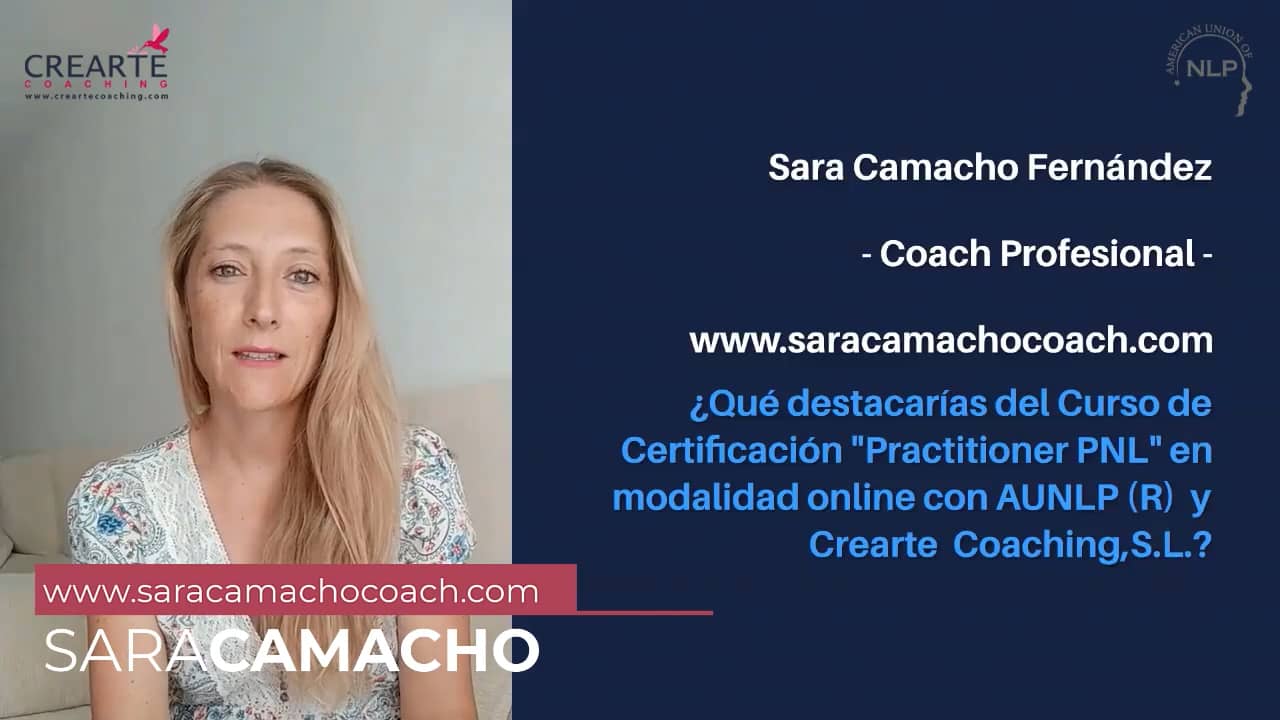 Vídeo-Testimonio Sara Camacho (Curso Practitioner PNL) on Vimeo