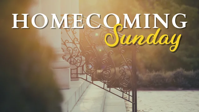 Homecoming Sunday