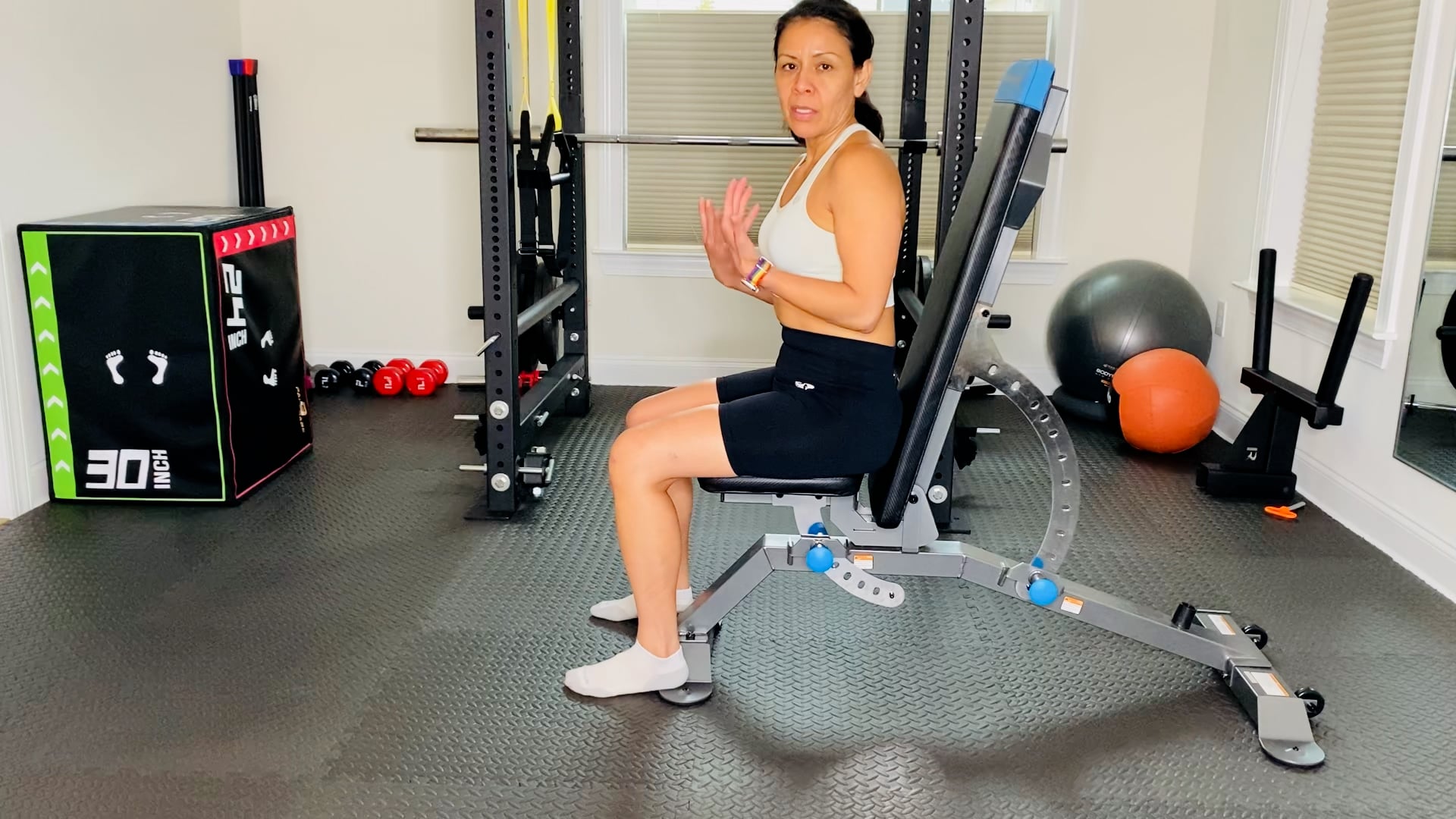 Rehab-Seated Hip March on Vimeo