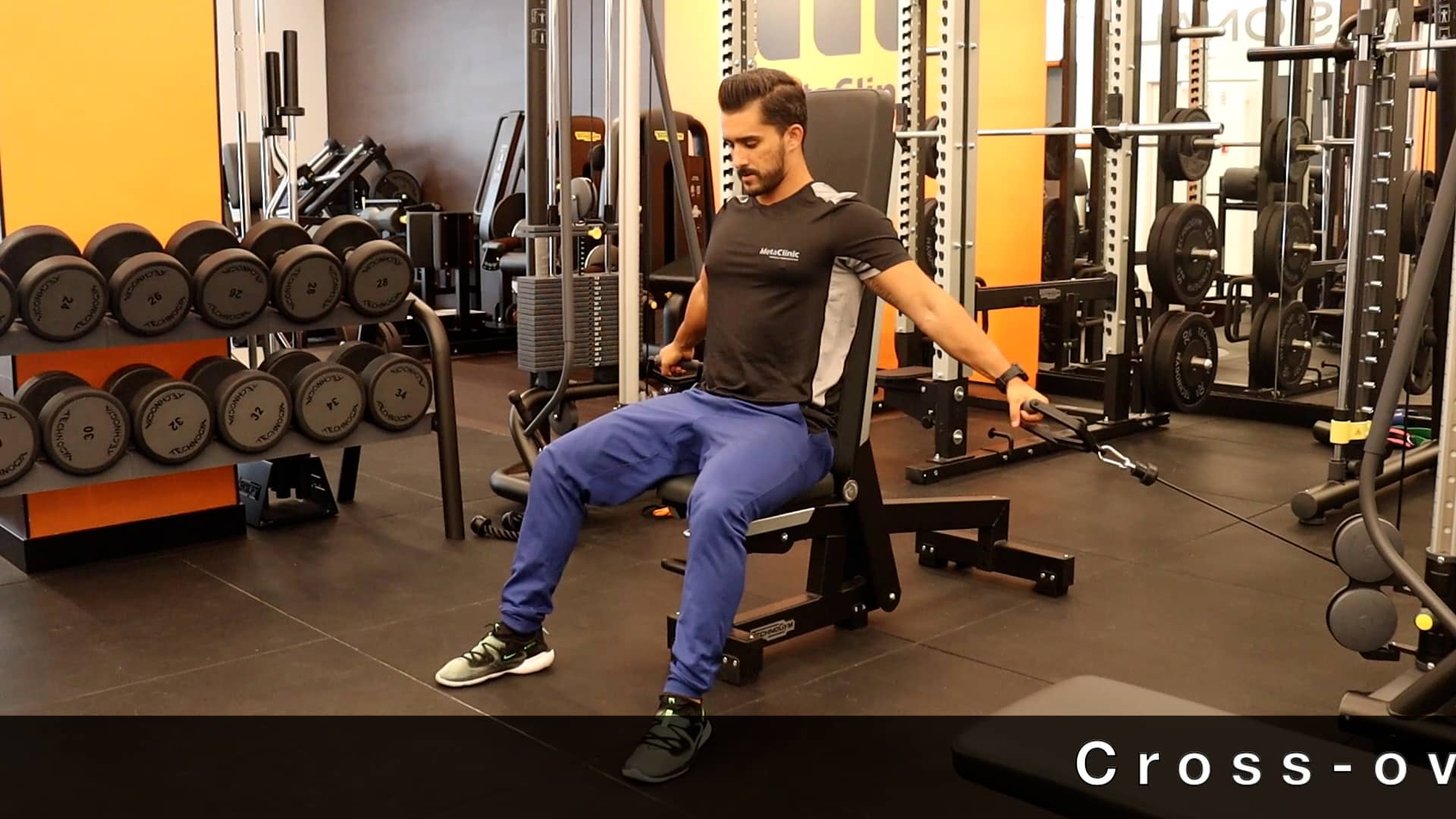 Cross-over sentado adução horizontal de baixo para cima.mp4 on Vimeo