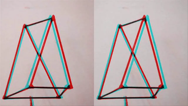 Pseudoscopic 3d Optical Illusion