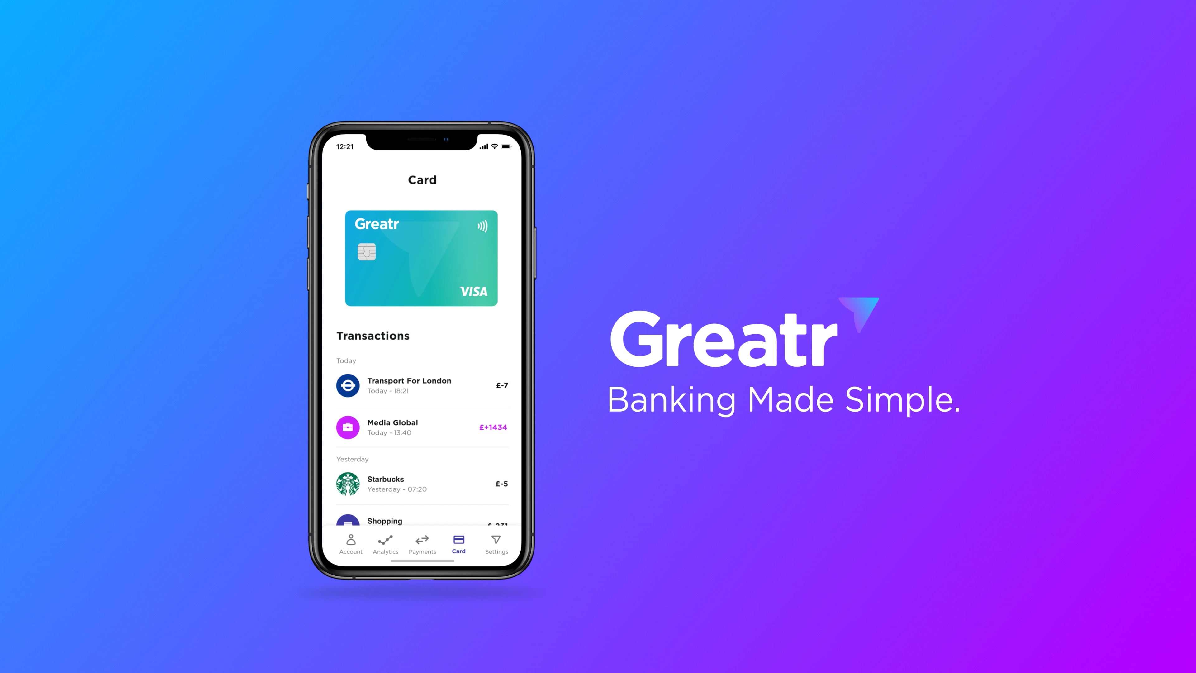 Greatr Banking App on Vimeo