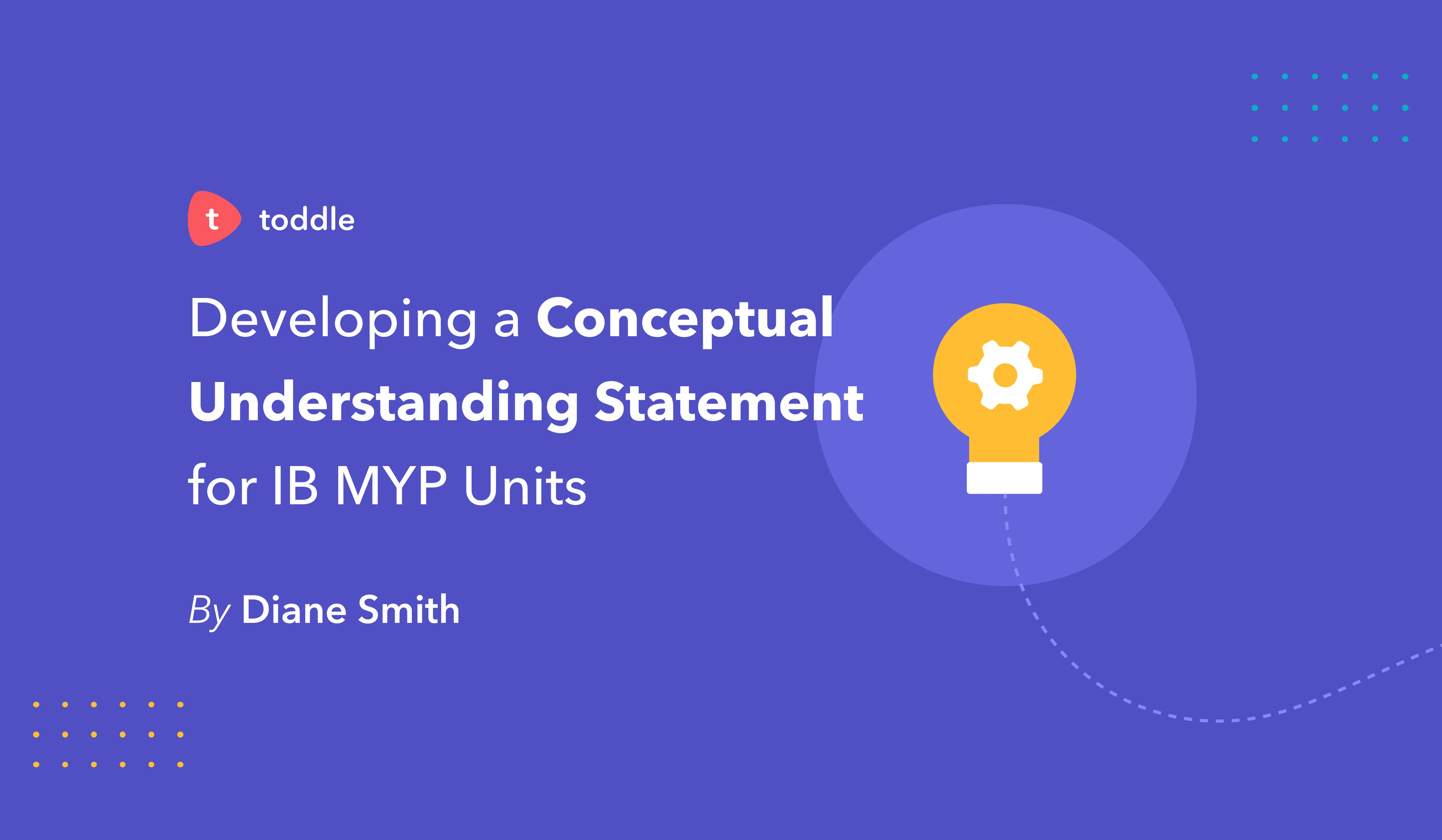 Developing Conceptual Understanding Statements