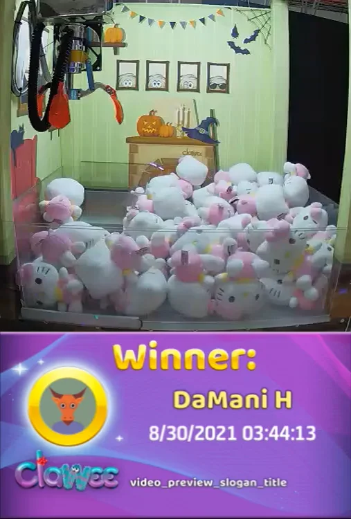I played Clawee and won a real prize! Check it out! --->