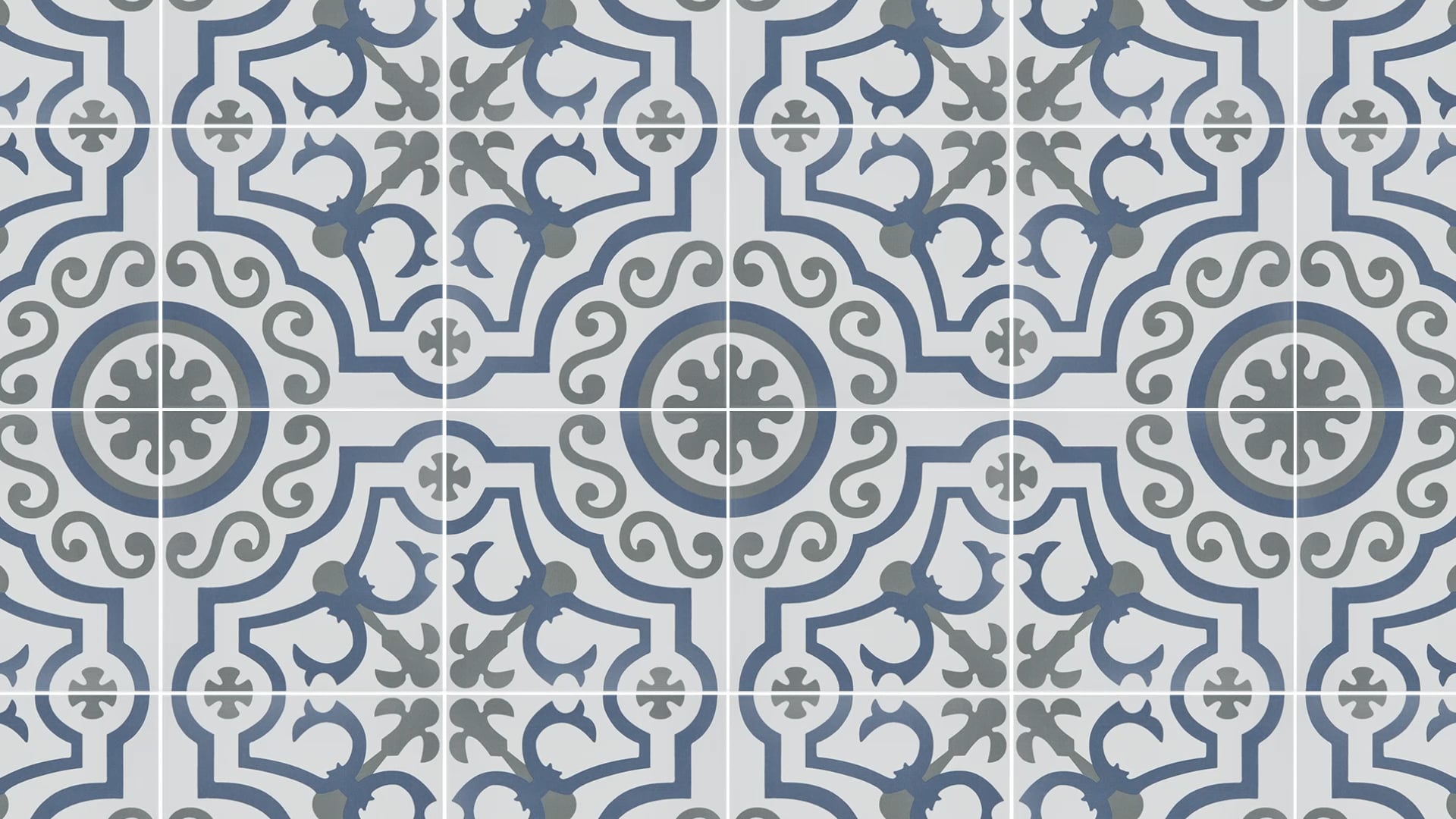 Textile Basic White Encaustic Porcelain Floor and Wall Tile ...