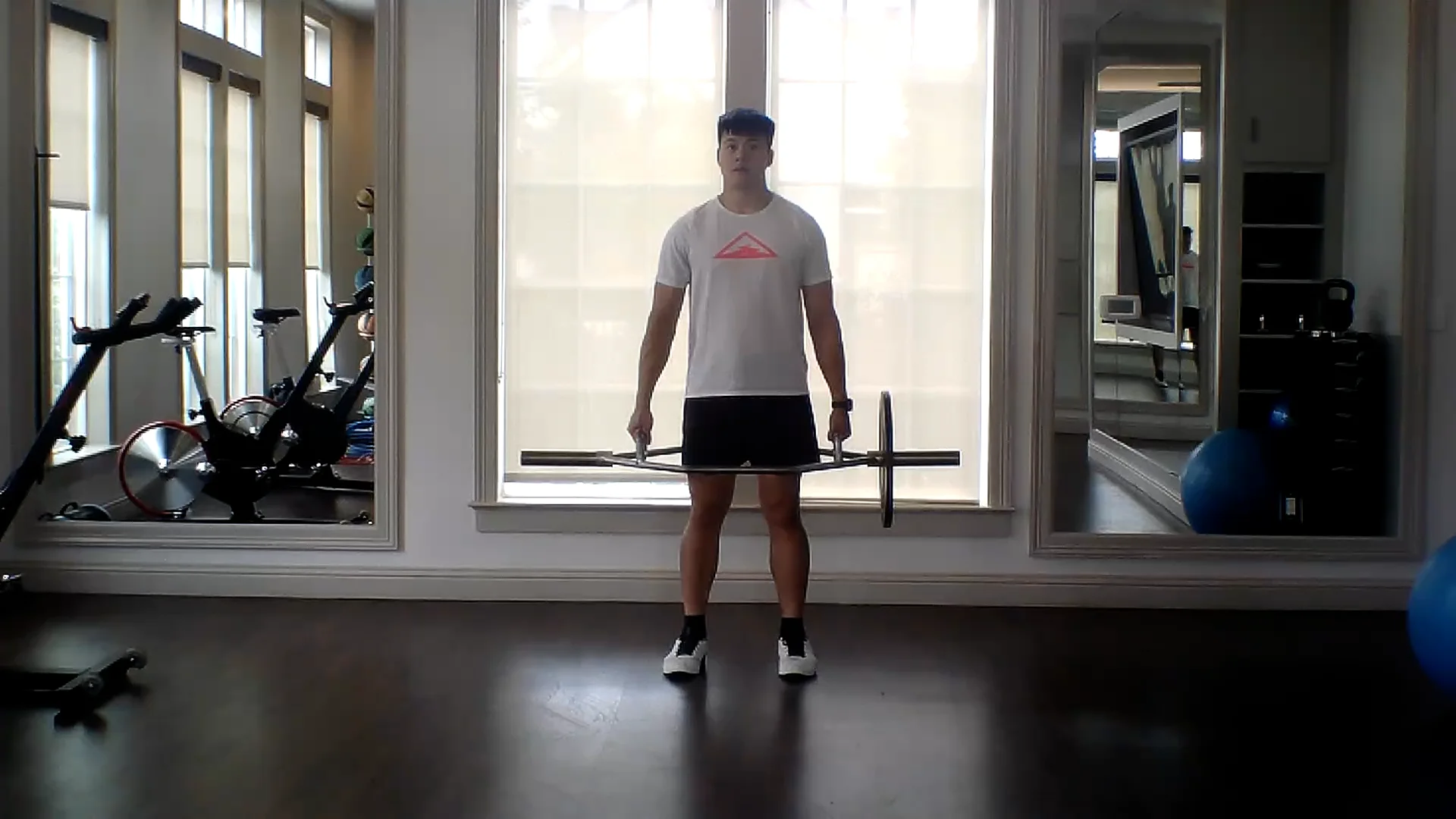 Offset 2-1 Trap Bar Jump and Stick