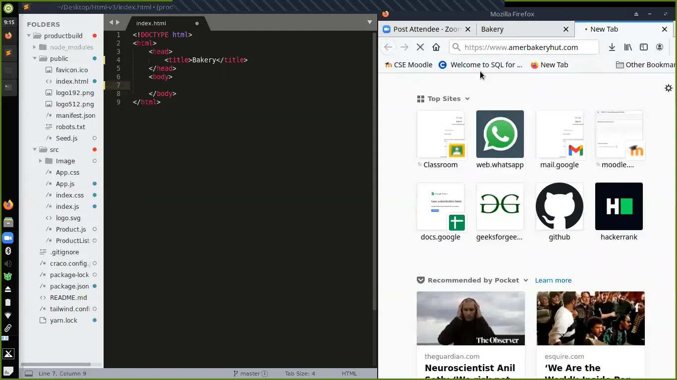 html/css - session 2/6 on Vimeo