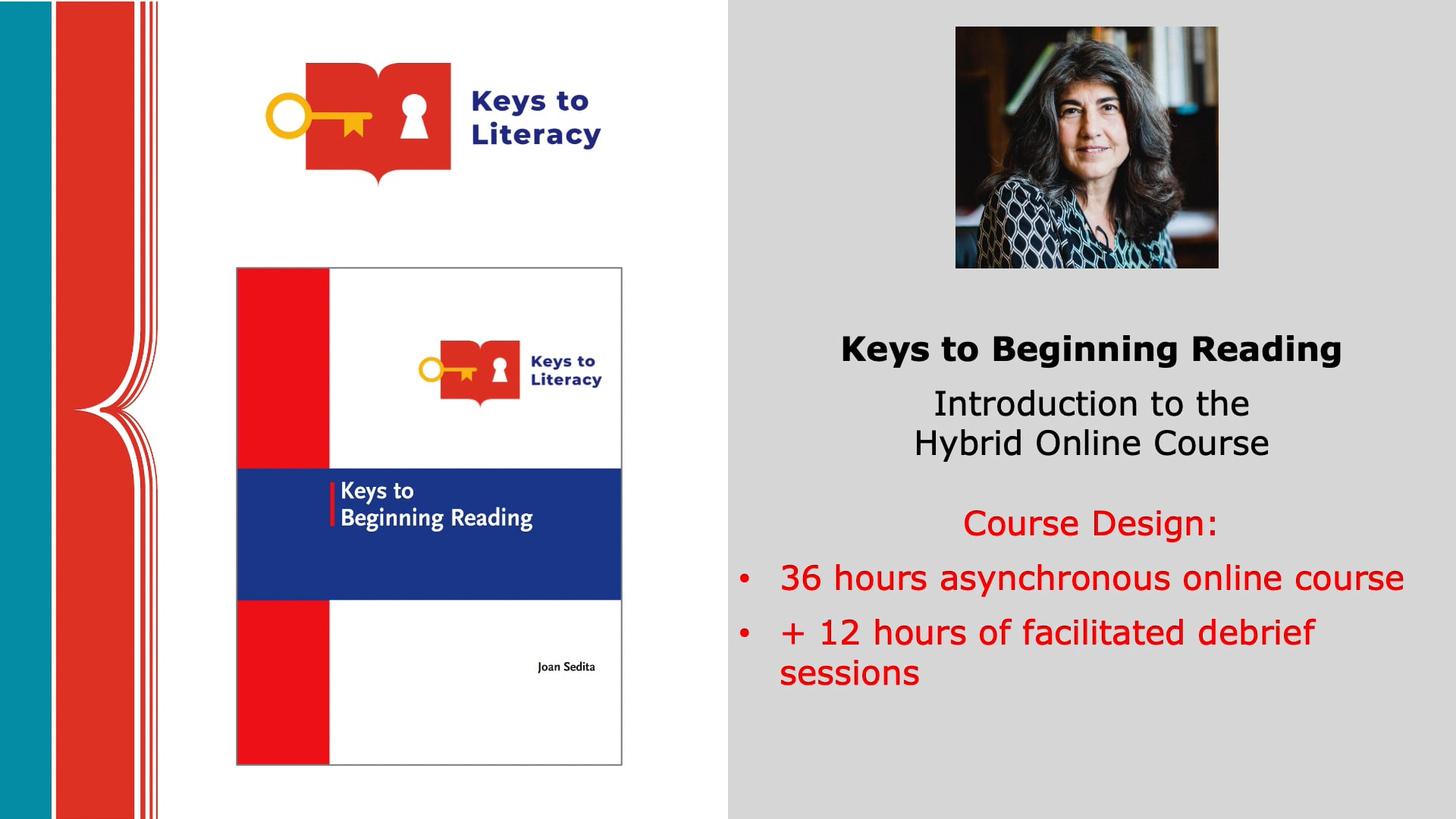 Keys to Beginning Reading, Facilitated Online Course Introduction on Vimeo