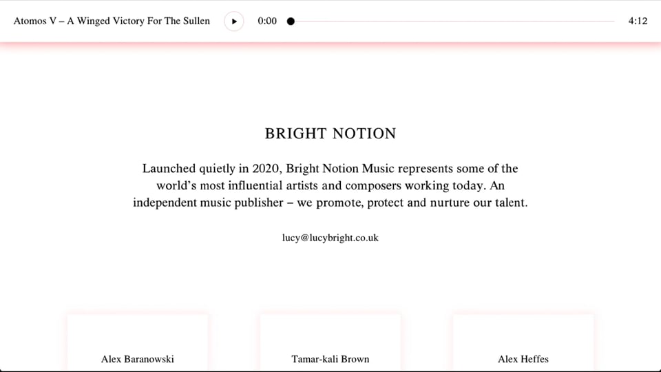 bright notion music | HOVERSTAT.ES