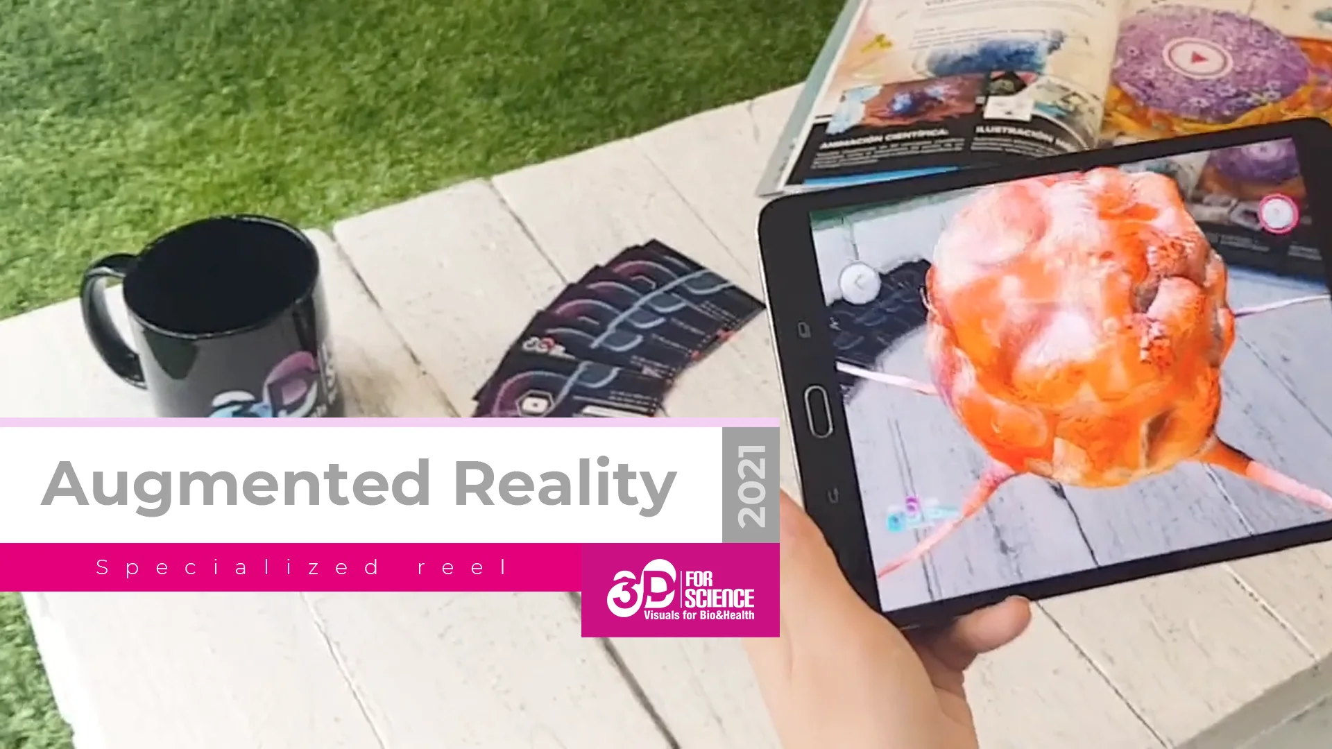 Augmented Reality reel 2021 - 3DforScience - Visuals for Bio&Health