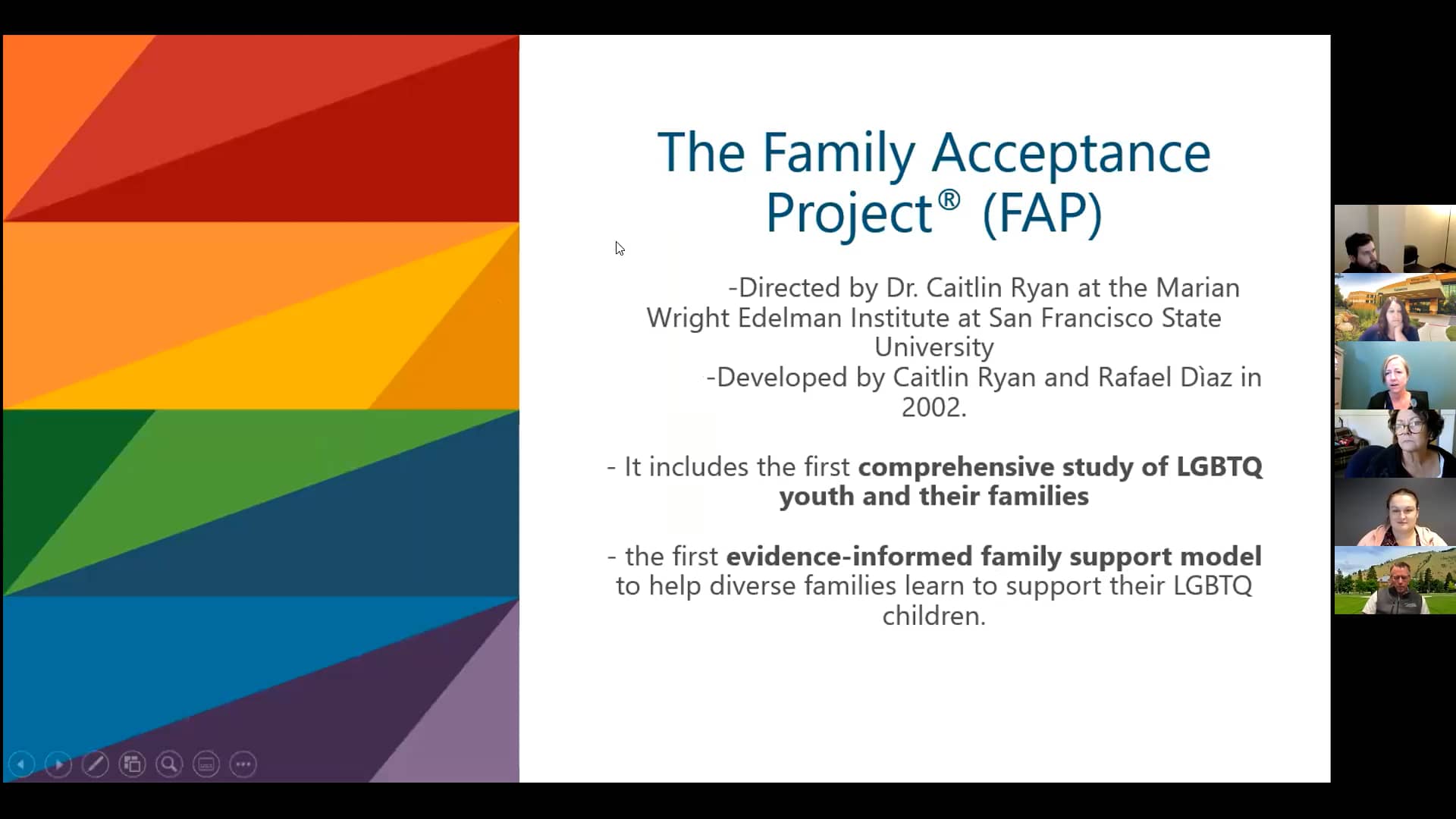 Family Acceptance Project - Dr. Adrienne Coopey on Vimeo