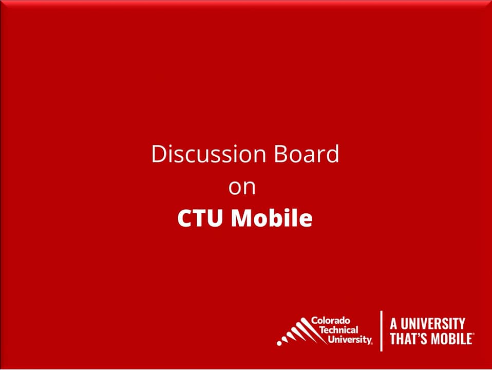 CTU Discussion Board on Mobile_v2 on Vimeo