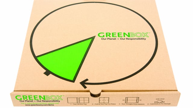 Green Box Pizza Box