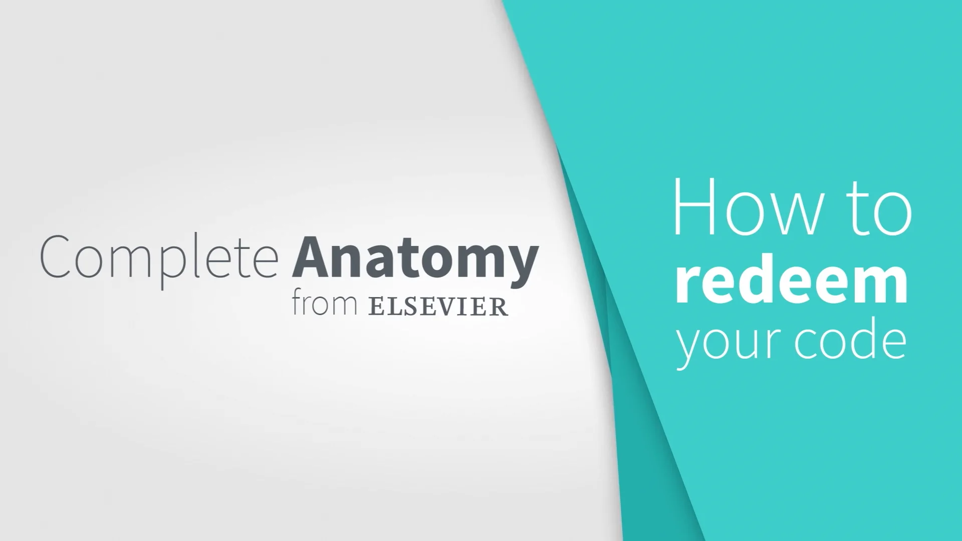 How to use your Redeem Code in Complete Anatomy