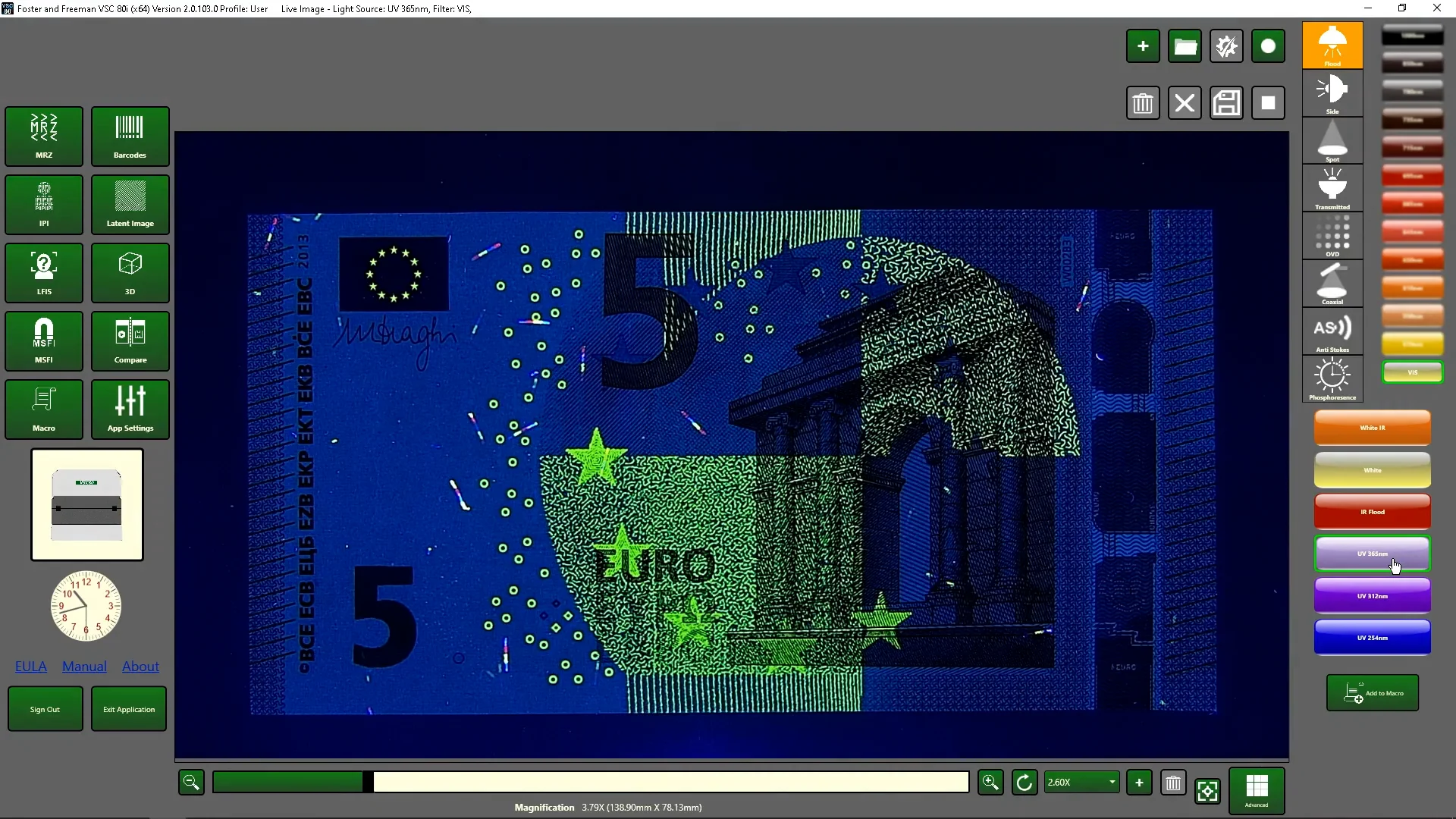 VSC 80i UV illumination Demo on Vimeo