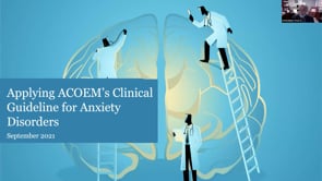 Applying ACOEM Guidelines for Anxiety Disorders - Nonprofit Video By ...