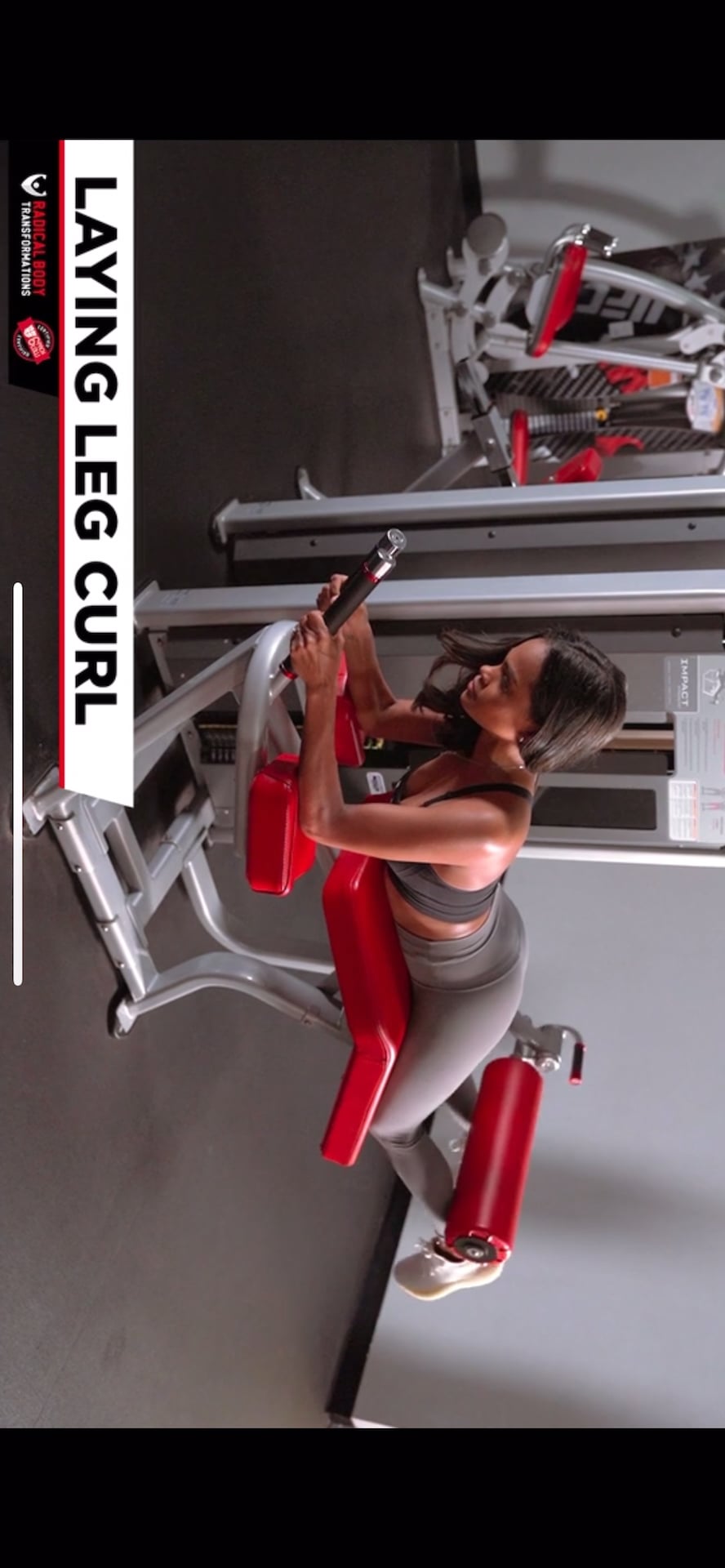 Laying leg curl machine on Vimeo
