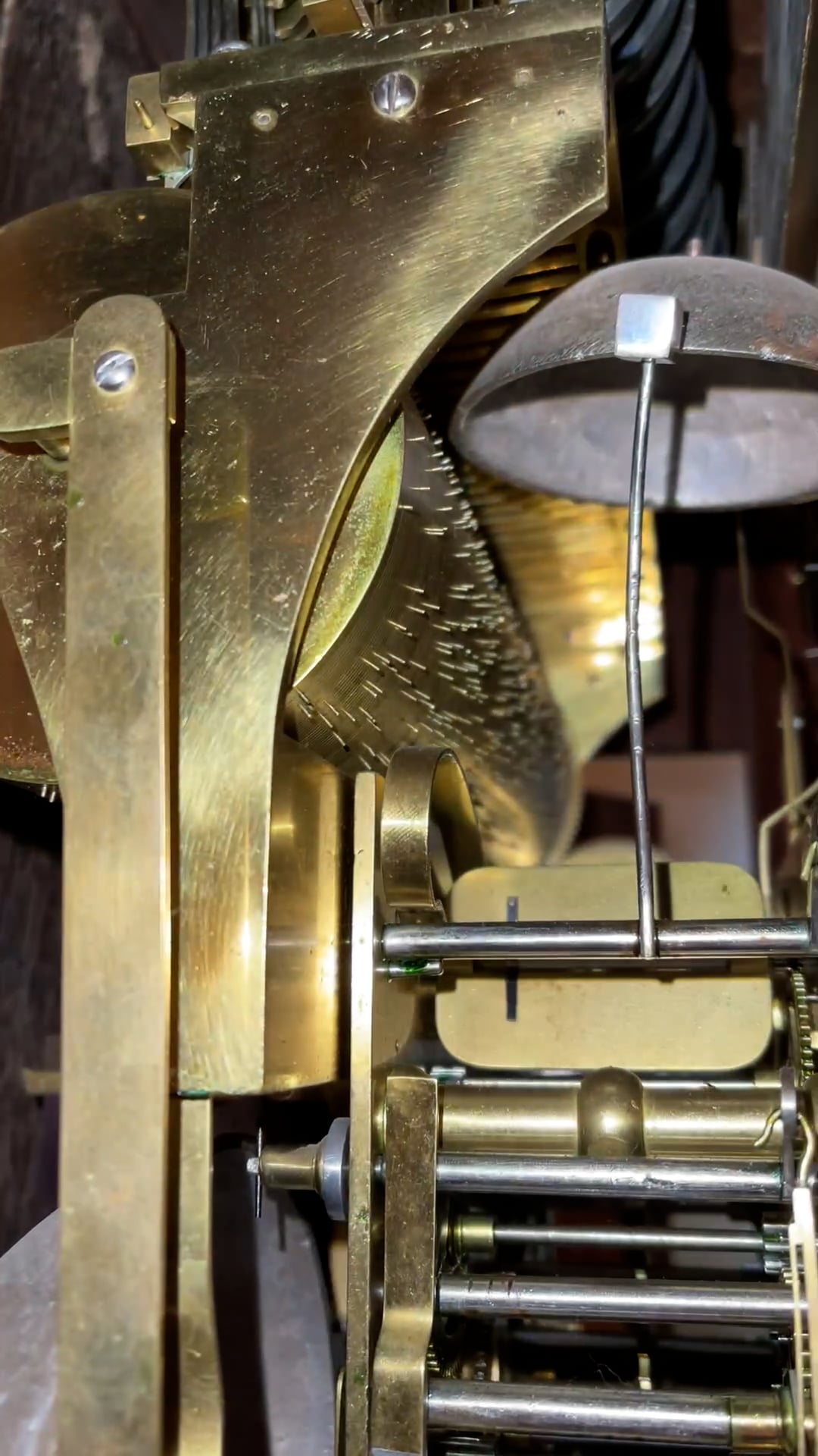 Dutch Musical & Astronomical Tall Case Clock Movement Video 1 on Vimeo