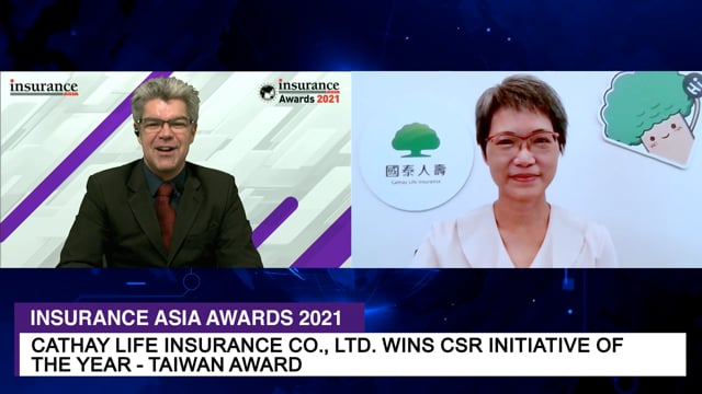 Insurance Asia Awards 2021 Winner: Cathay Life Insurance Co., Ltd.