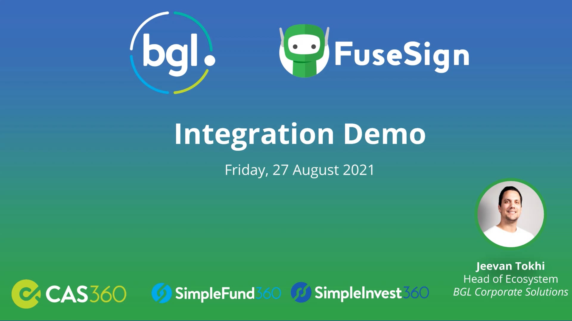 BGL demo FuseSign integration on Vimeo