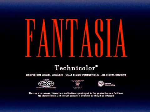 Fantasia (1969) - Opening Credits and The End (1990 Re-Reissue Print ...