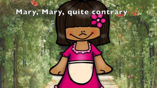 Mary Mary Quite Contrary Clipart