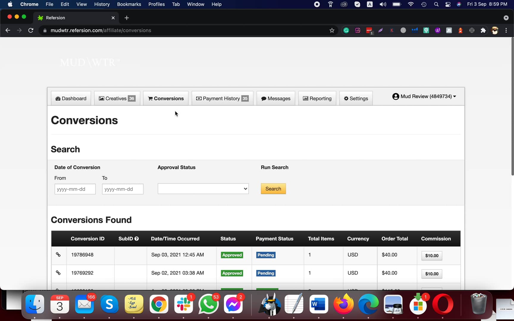 Mud Review payment Proof on Vimeo