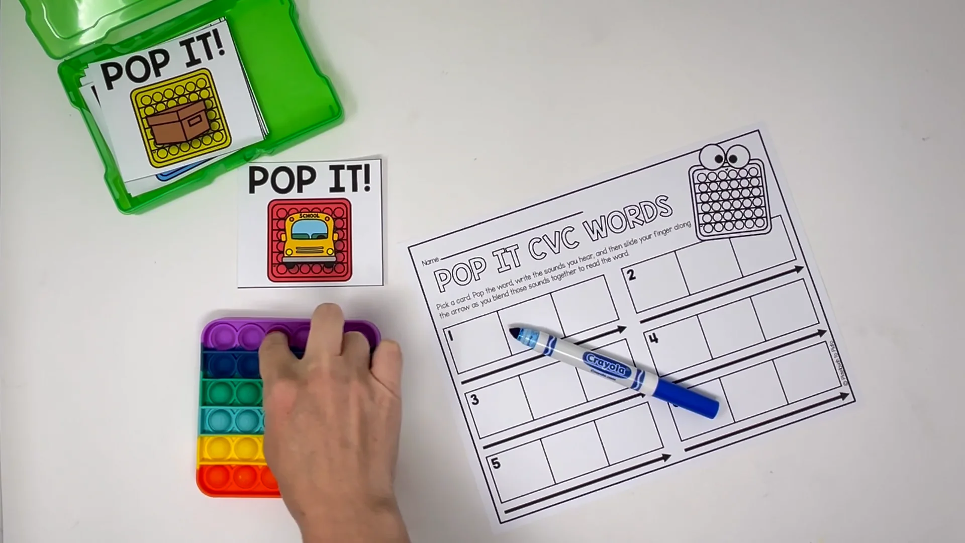 Pop It CVC Words