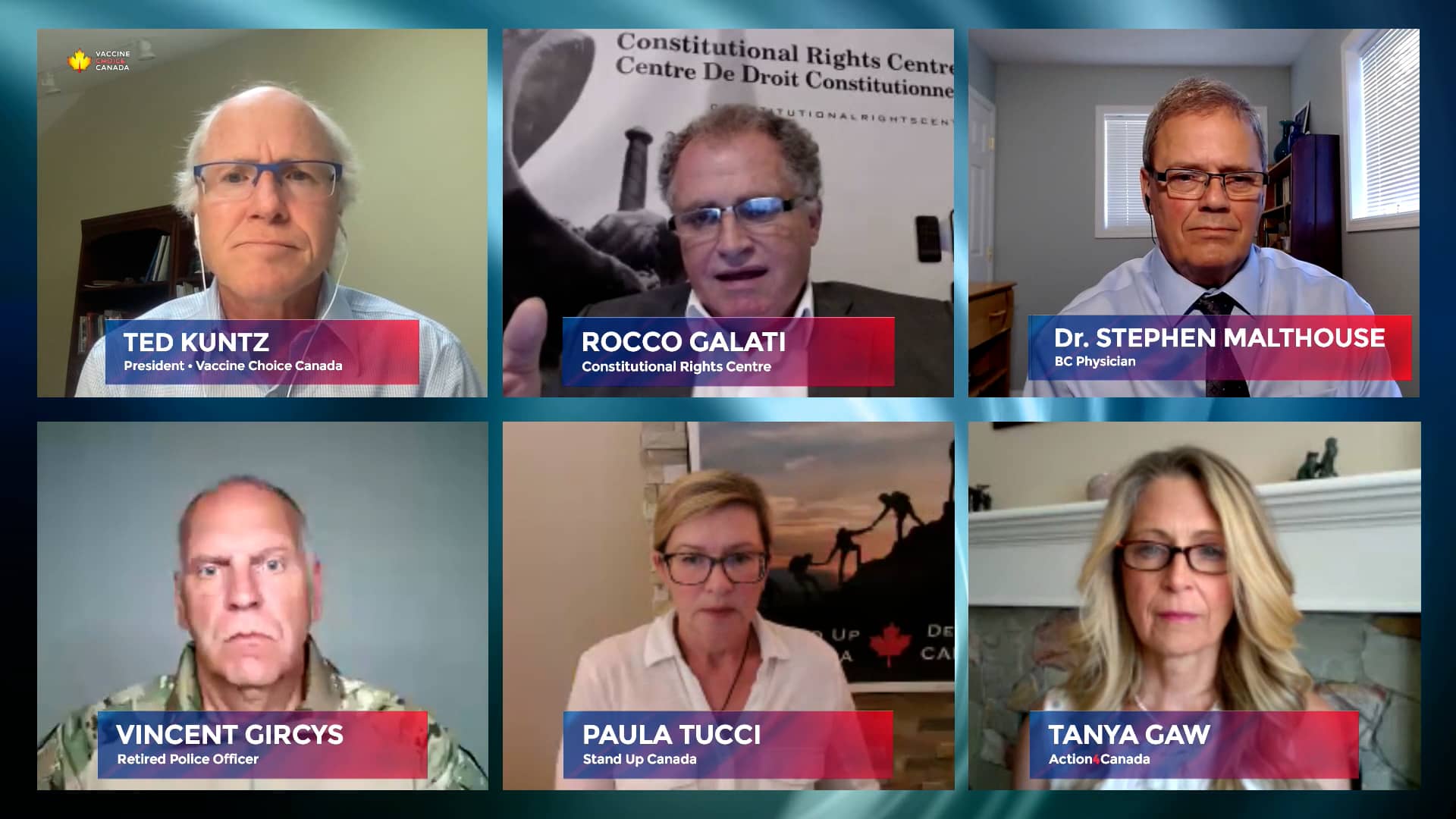 Rocco Galati, Dr. Stephen Malthouse, Vincent Gircys, Paula Tucci and ...