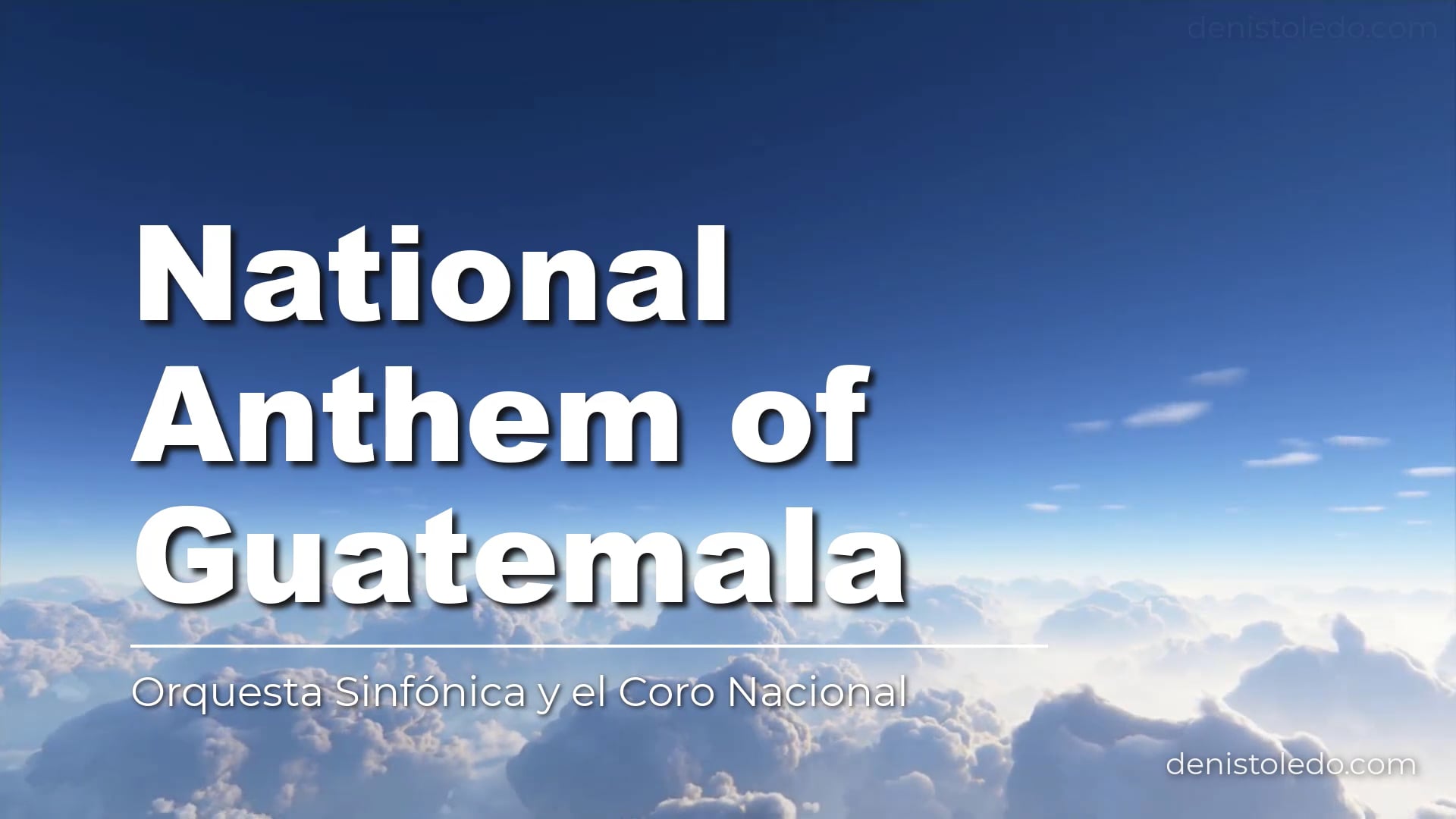 National Anthem of Guatemala (with lyrics) on Vimeo