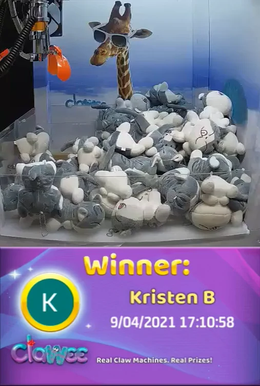 I played Clawee and won a real prize! Check it out! --->