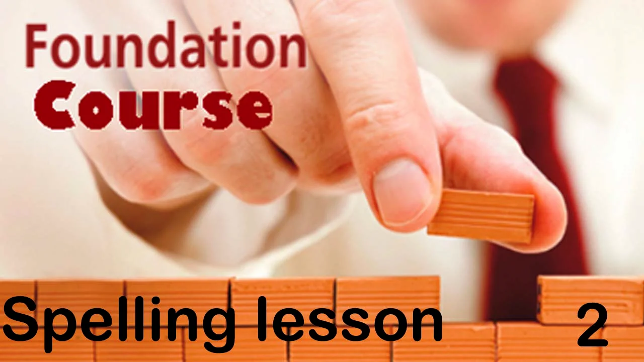 Foundation Spelling 26-01