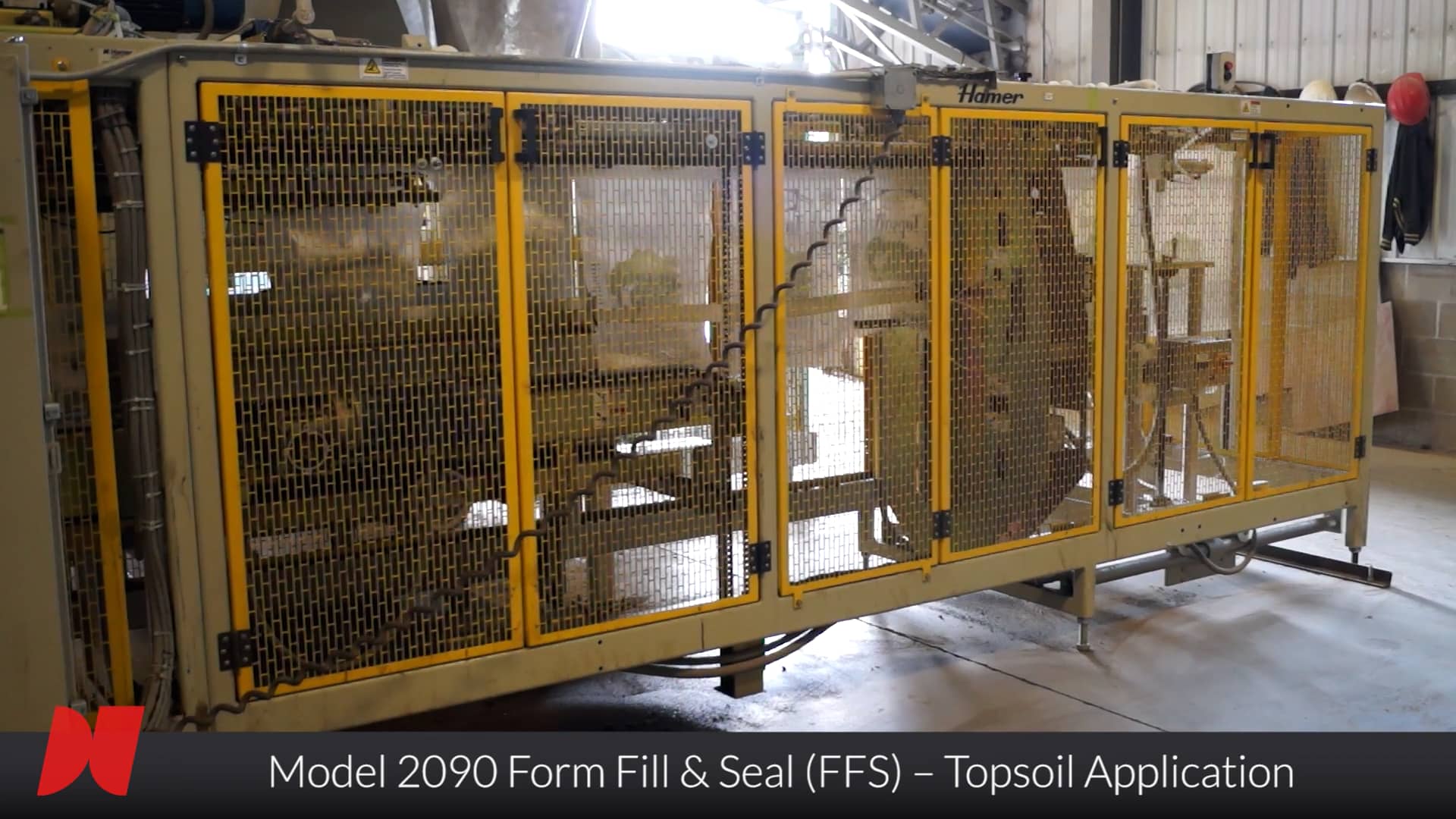 Hamer-Fischbein (nVenia) TopSoil Bagging - Model 2090 FFS on Vimeo